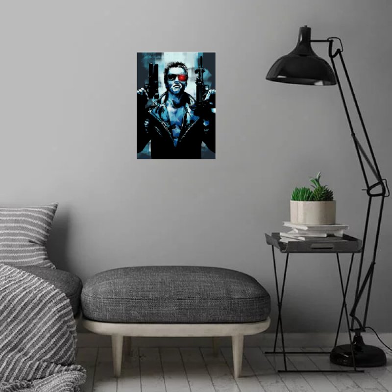 Displate Metall-Poster "Terminator"/Dekofiguren günstig Online kaufen ...