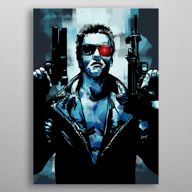Displate Metall-Poster "Terminator"/Dekofiguren günstig Online kaufen ...